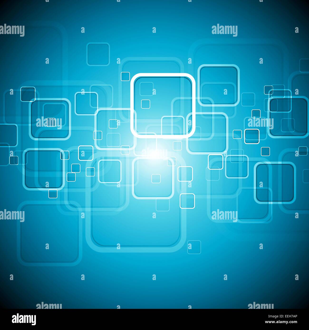 Abstract blue tech background. Vector design Stock Photo - Alamy