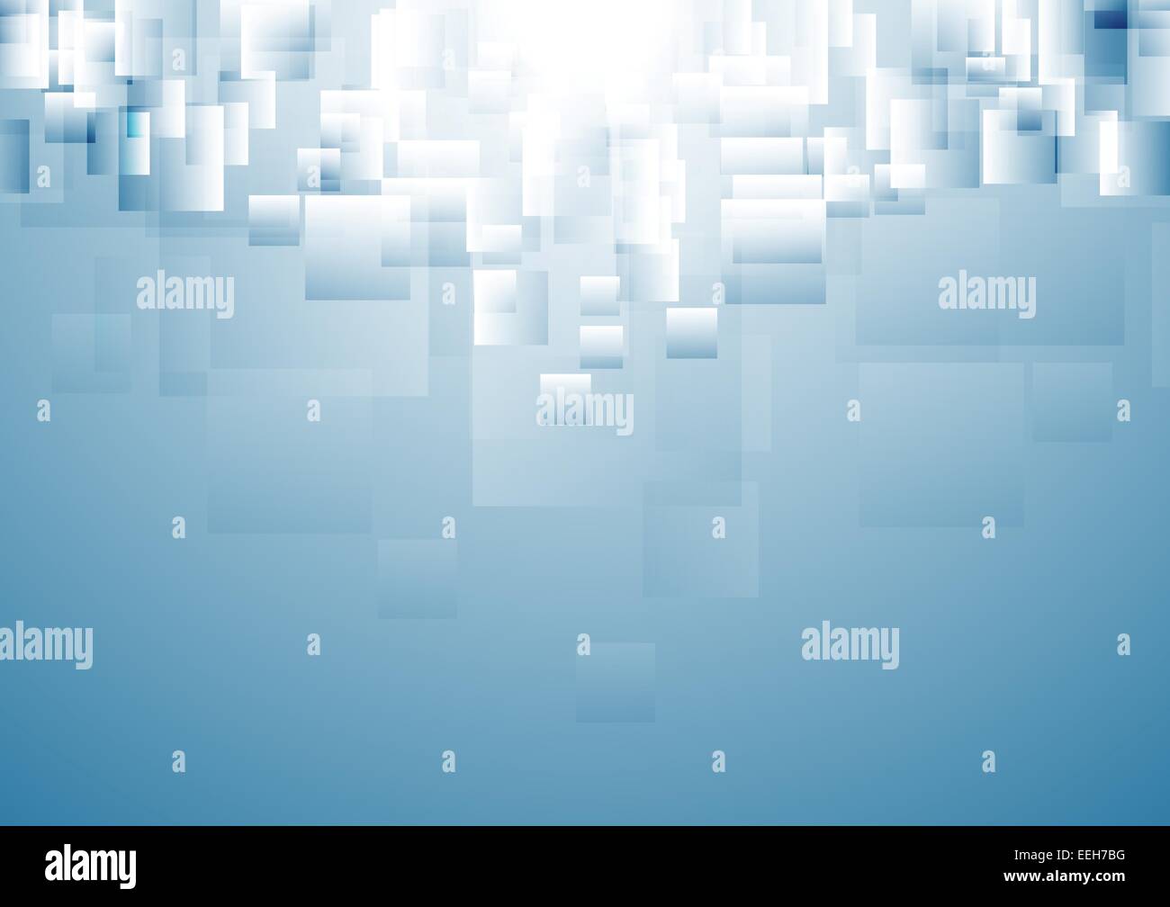 Blue tech geometric abstract background. Vector design Stock Photo - Alamy