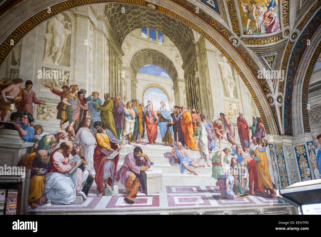 Rome, Vatican Museums, room of the Signature , the Raffaello's School ...