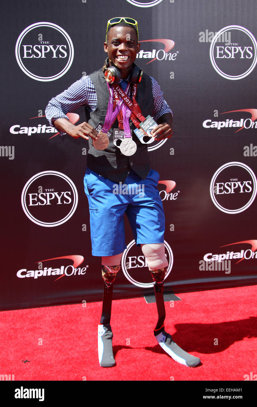2014 ESPYS Awards - Arrivals Featuring: Blake Leeper Where: Los Angeles ...