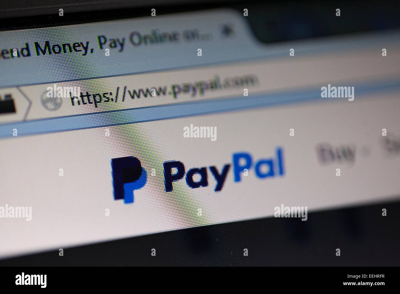 Paypal web page hi-res stock photography and images - Alamy