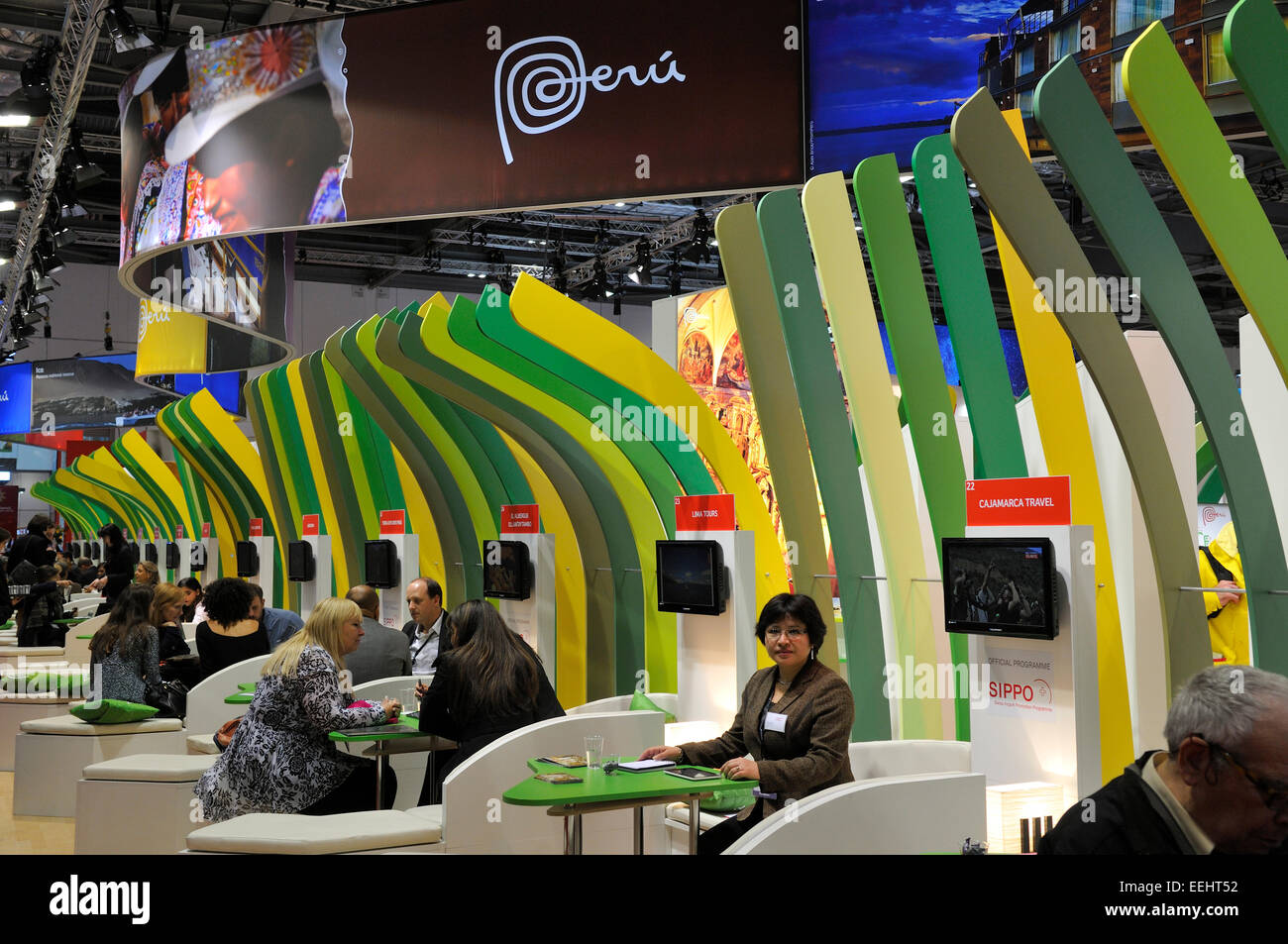 Peruvian stand at ExCel London World Travel Mart (WTM) November 2014 ...