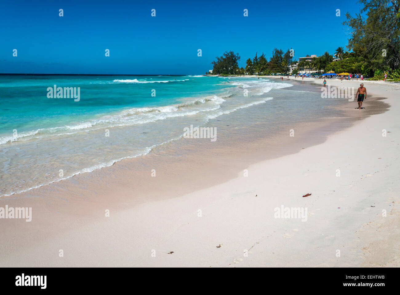 Accra Beach south coast of the Caribbean island of Barbados, West ...
