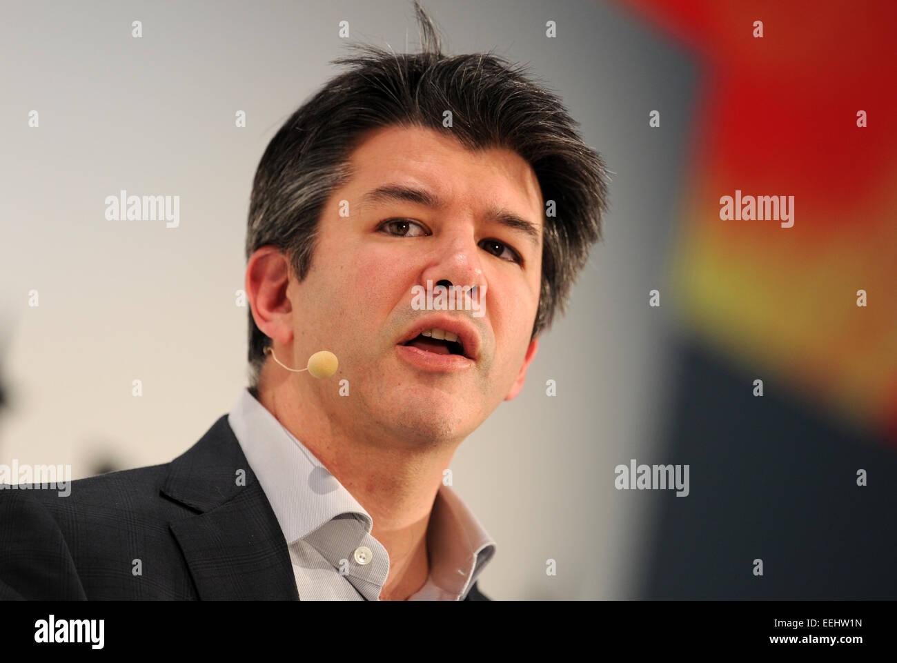 Uber-Chef Travis Kalanick, aufgenommen am 18.01.2015 in München (Bayern ...