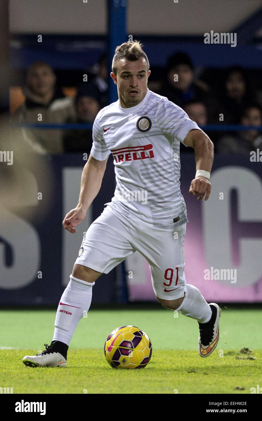 Empoli, Italy. 17th Jan, 2015. Xherdan Shaqiri (Inter) Football/Soccer ...
