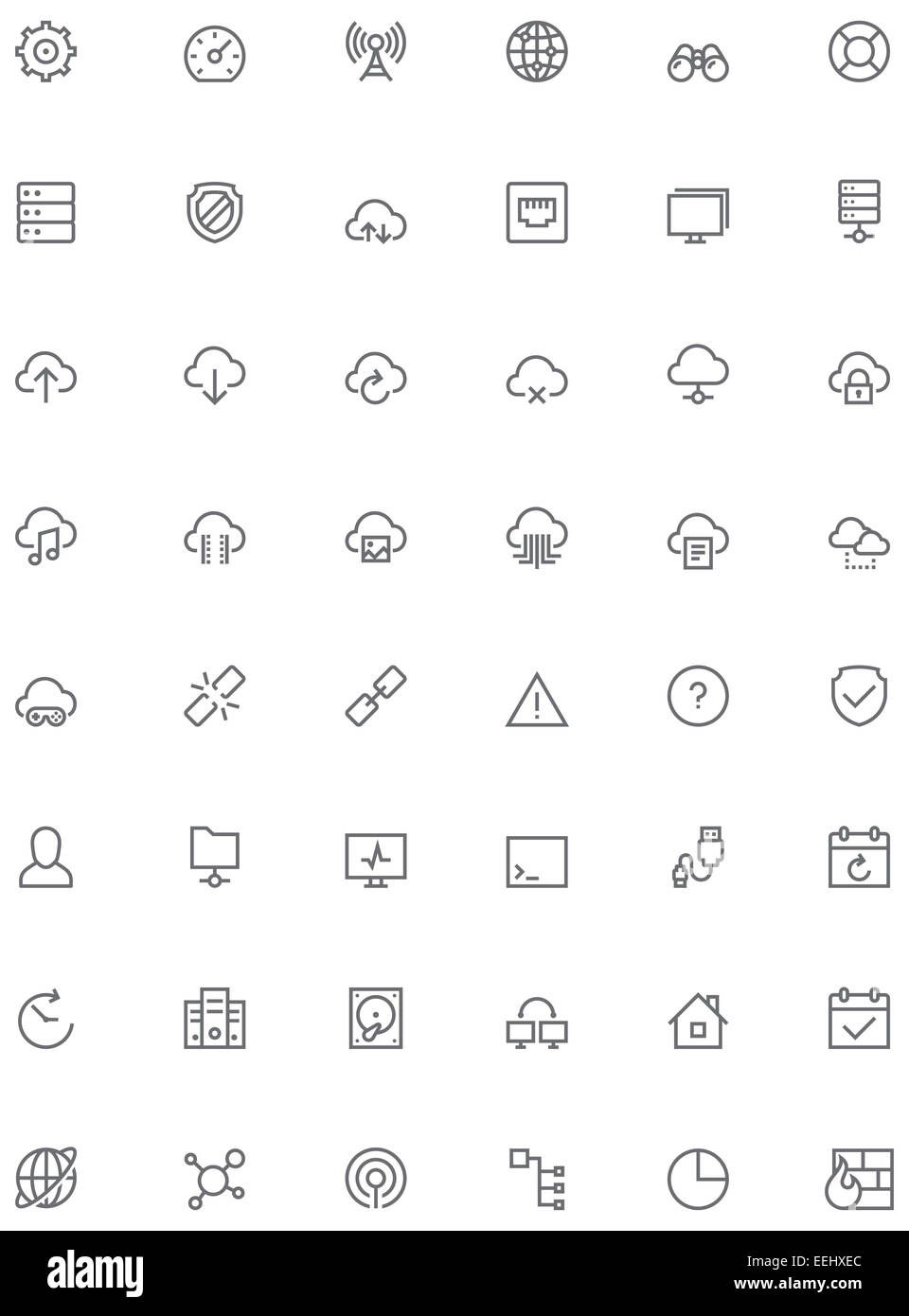 Global network settings icon hi-res stock photography and images - Alamy