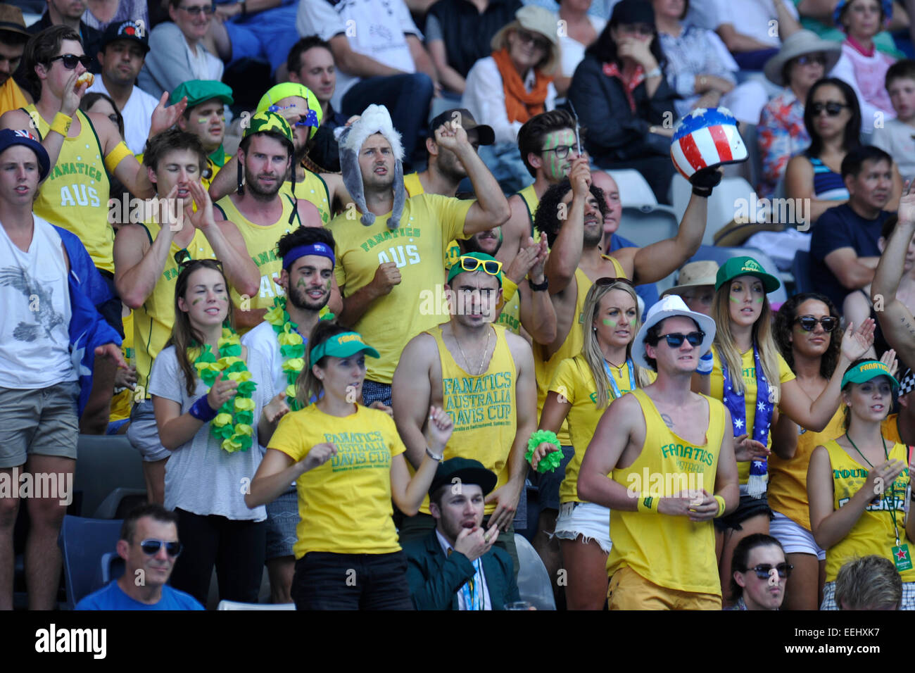 Australian sports fans hi-res stock photography and images - Alamy