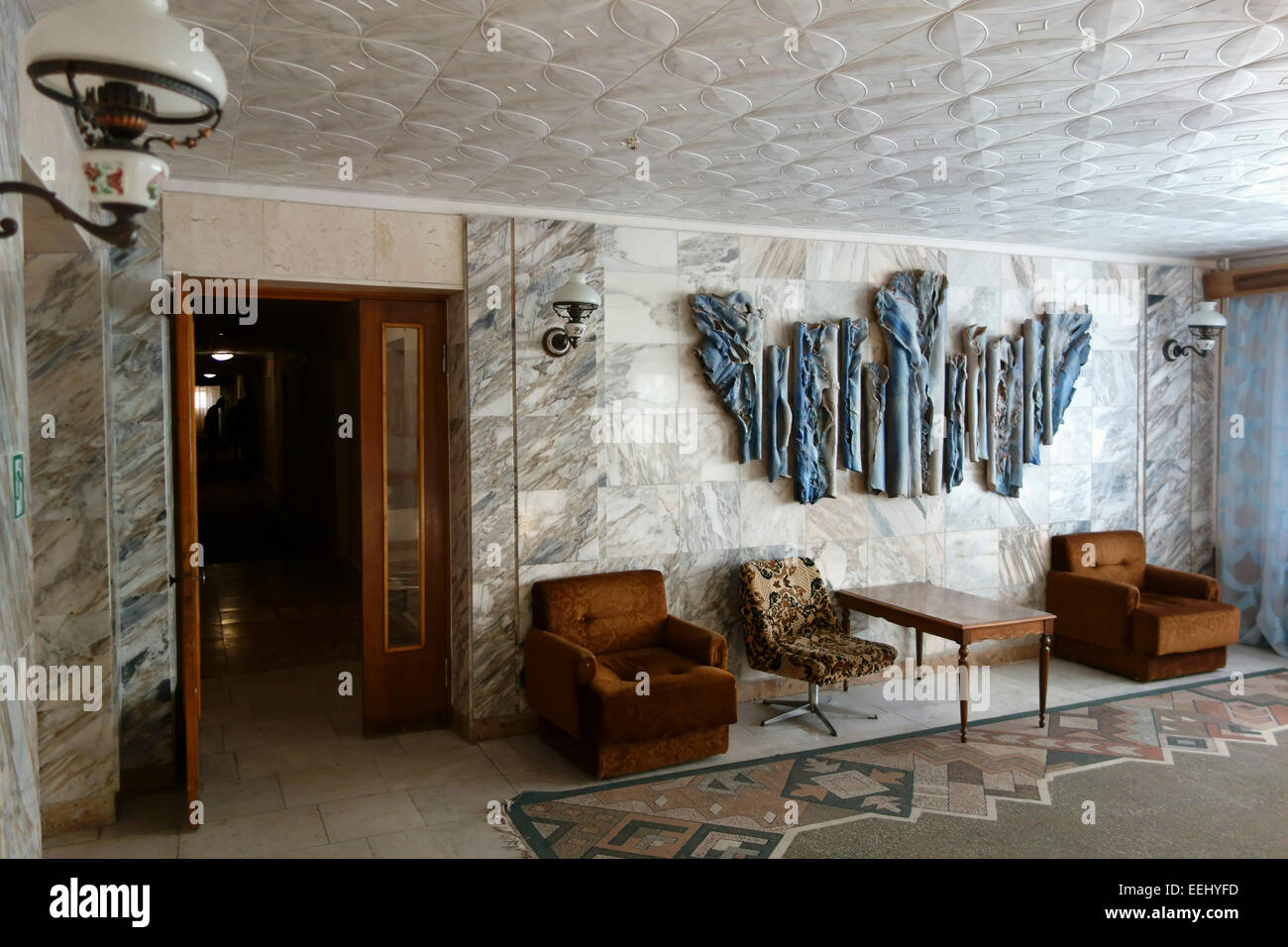 Interior of sanatorium in Alushta, Crimea, Russia Stock Photo - Alamy