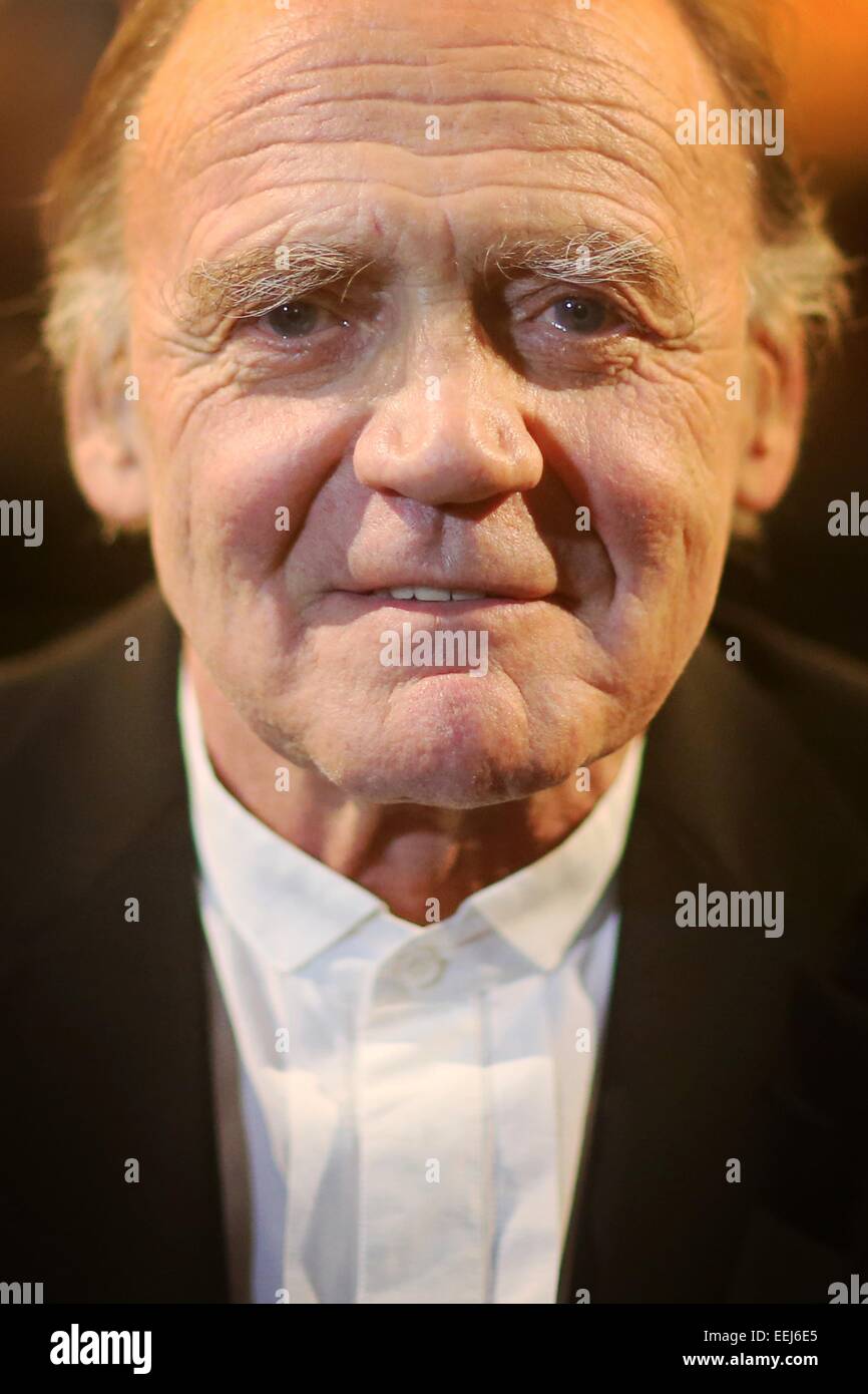 Mainz, Germany. 18th Jan, 2015. Swiss actor Bruno Ganz smiles after ...