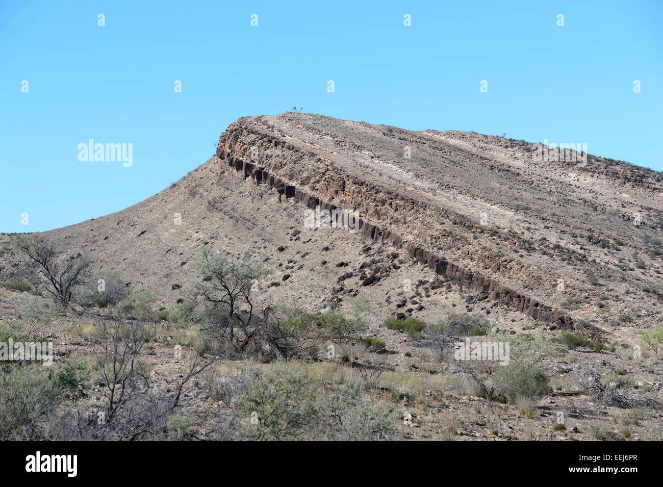 Rock Formations, near Glass Gorge, Flinders Ranges, South Australia ...