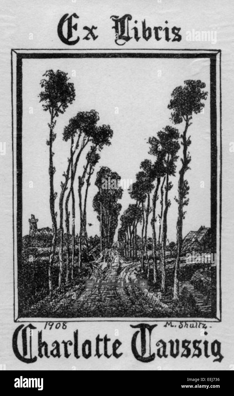 A bookplate is a decorative label affixed to the inside cover of a book ...