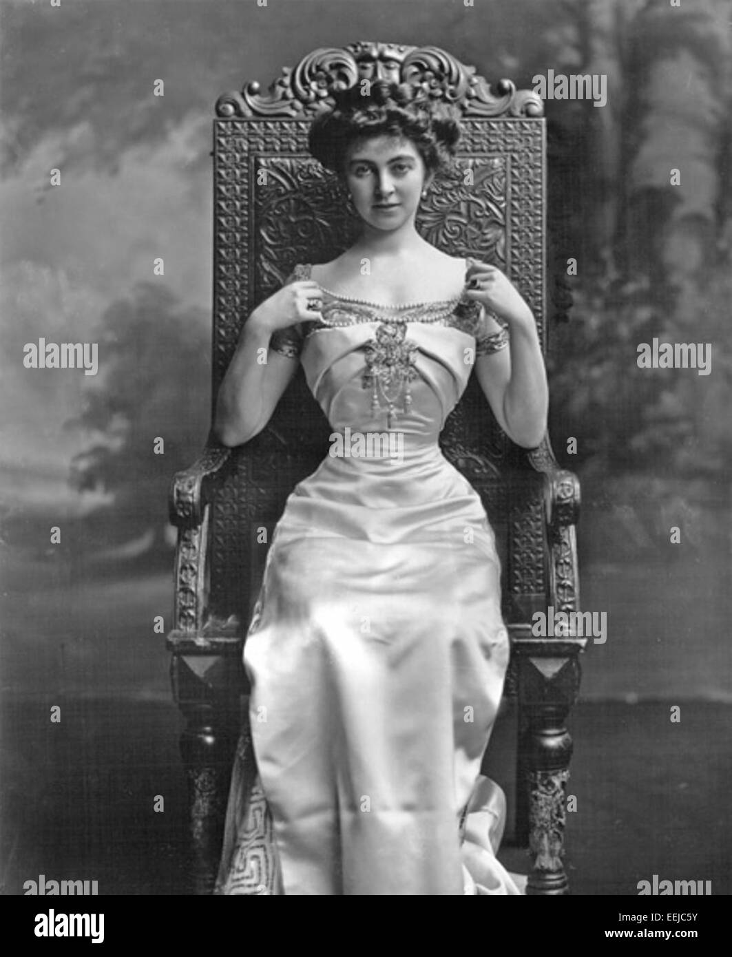 Constance Edwina Cornwallis-West Stock Photo - Alamy