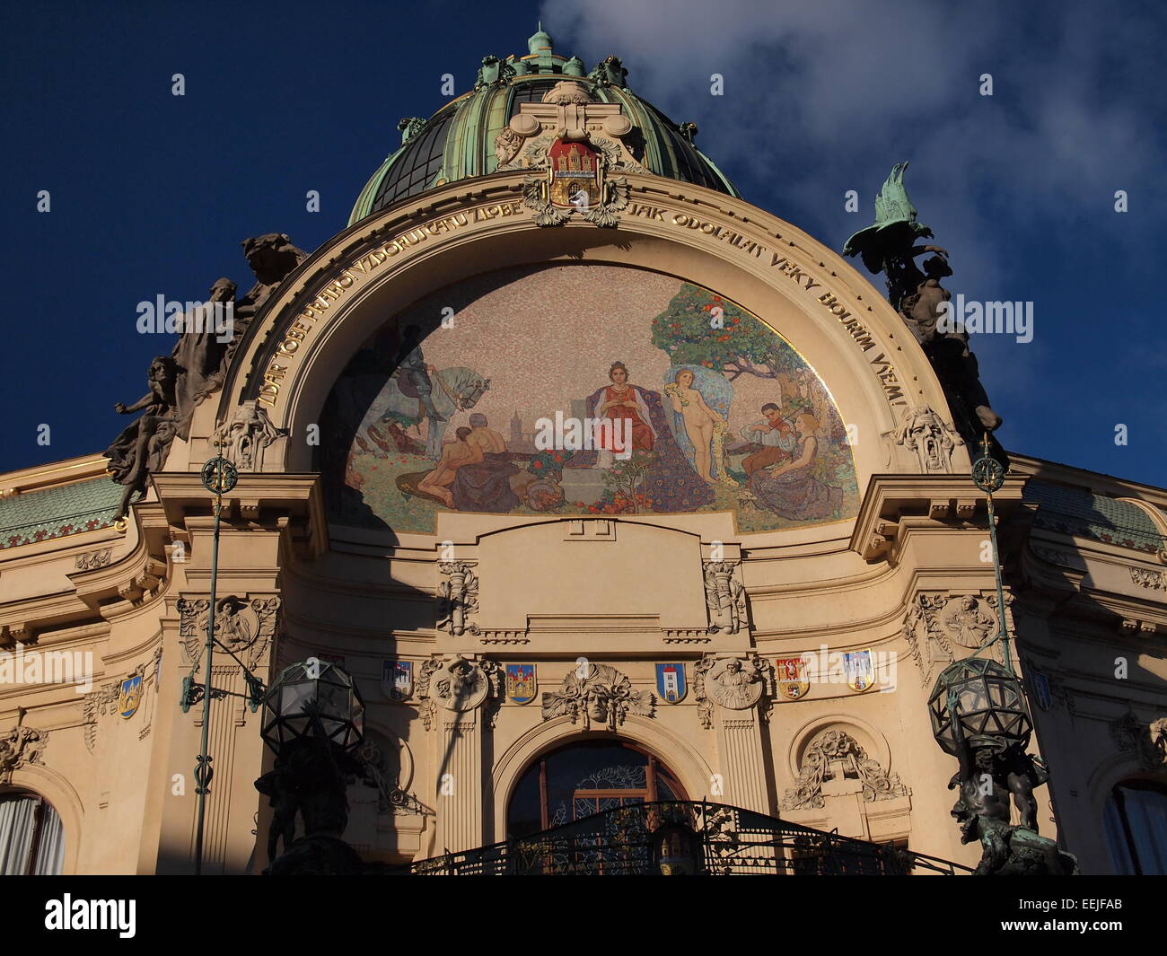 Municipal House (Prague, Czech Republic Stock Photo - Alamy