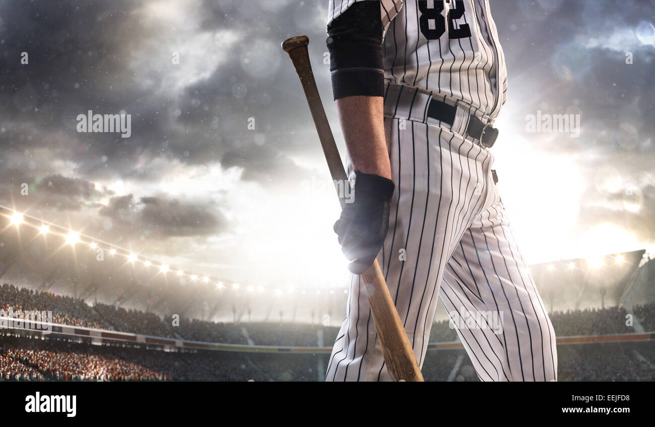 Professional baseball player in action on grand arena Stock Photo - Alamy