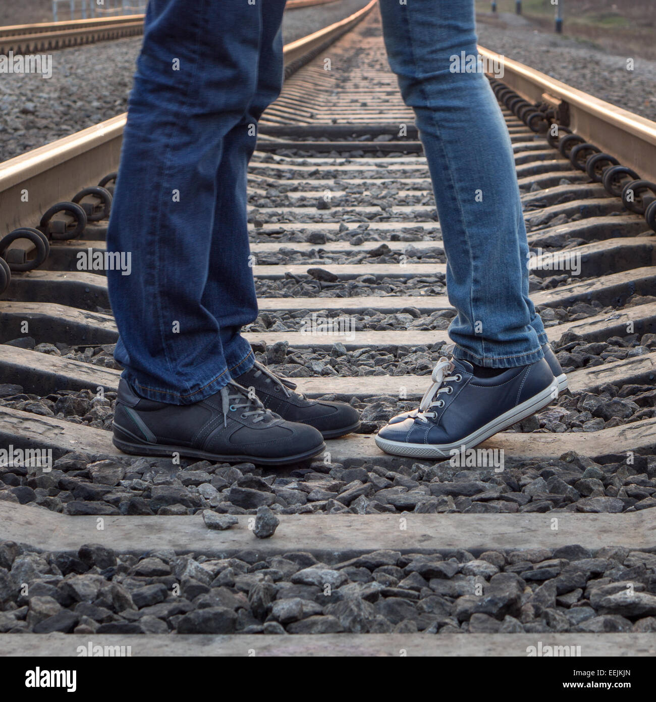 Man kissing feet hi-res stock photography and images - Alamy