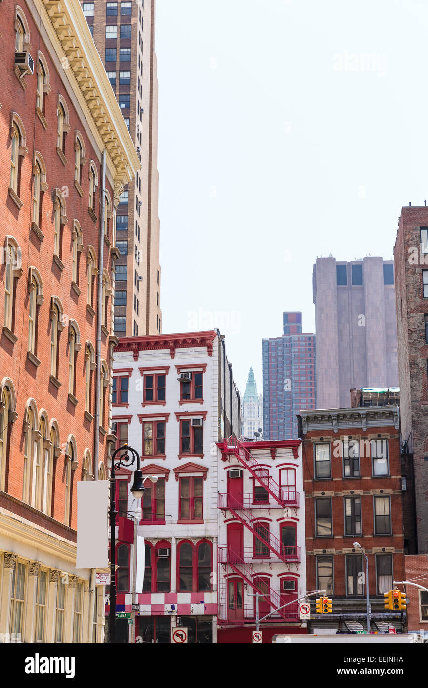 Soho buildings facade in Manhattan New York City NYC USA Stock Photo ...