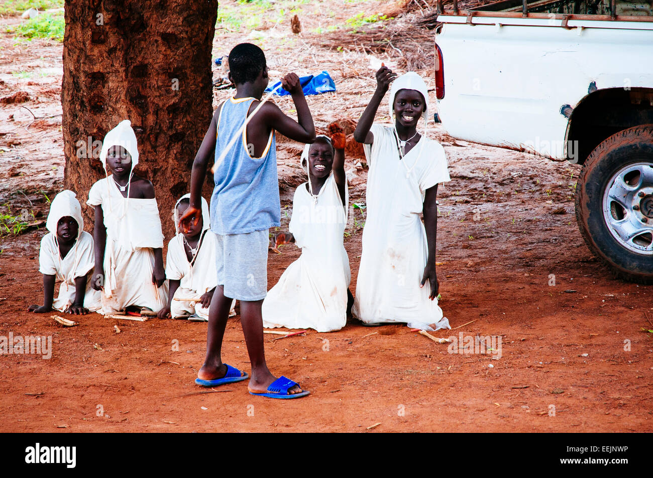 Initiation rites. Senegal Stock Photo - Alamy
