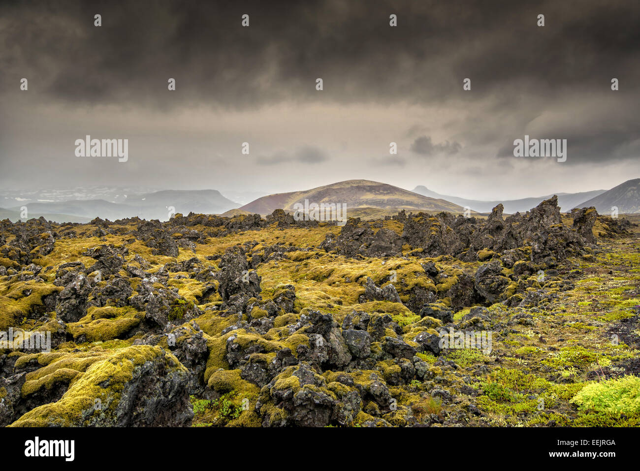 Dramatic rocky and volcanic landscape in Iceland Stock Photo - Alamy