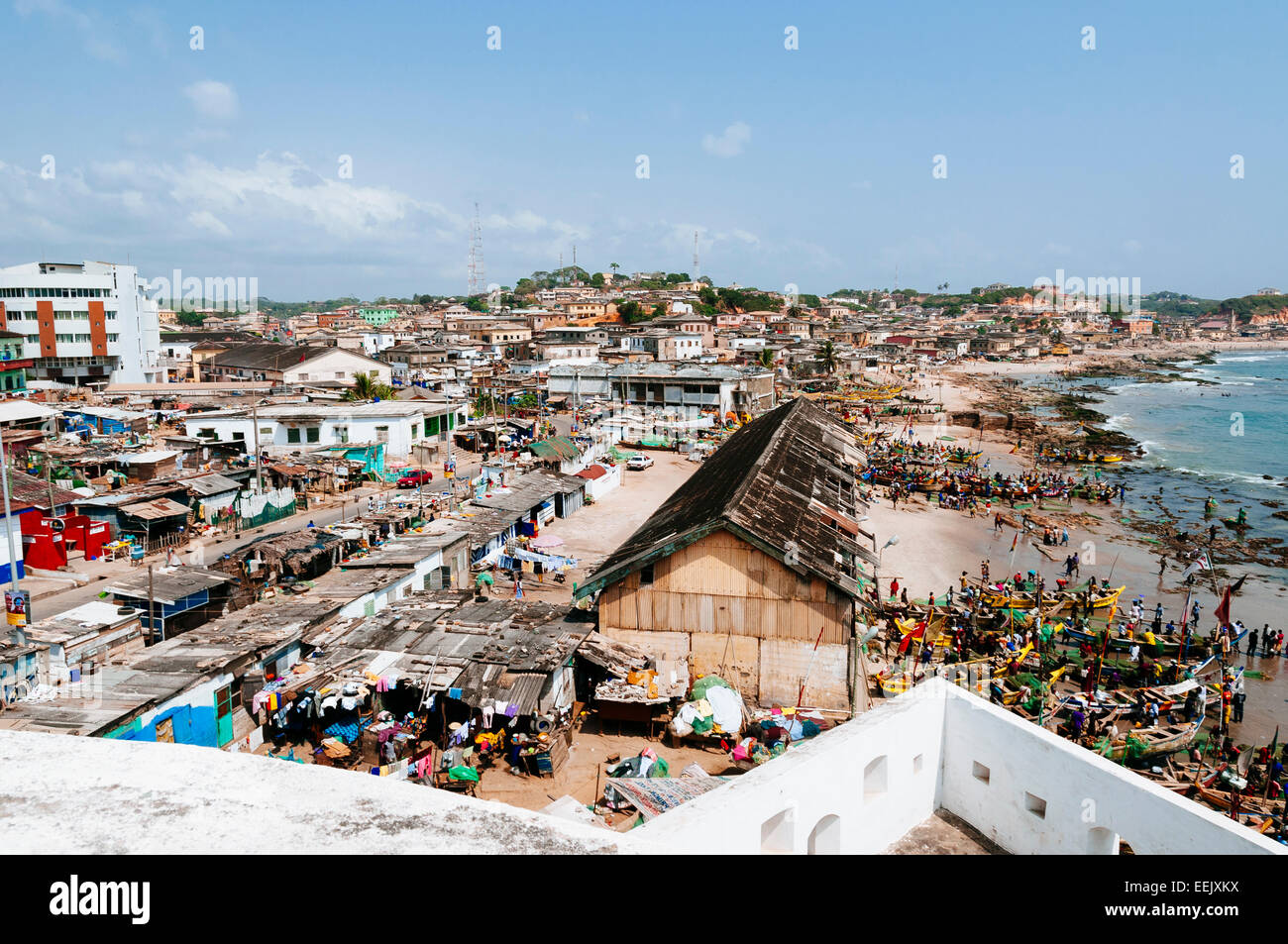 Cape Coast beach, Ghana Stock Photo - Alamy