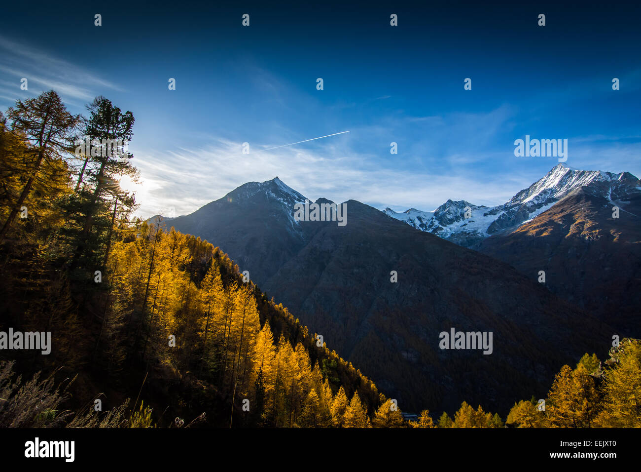 alps, autumn, sunset Stock Photo - Alamy