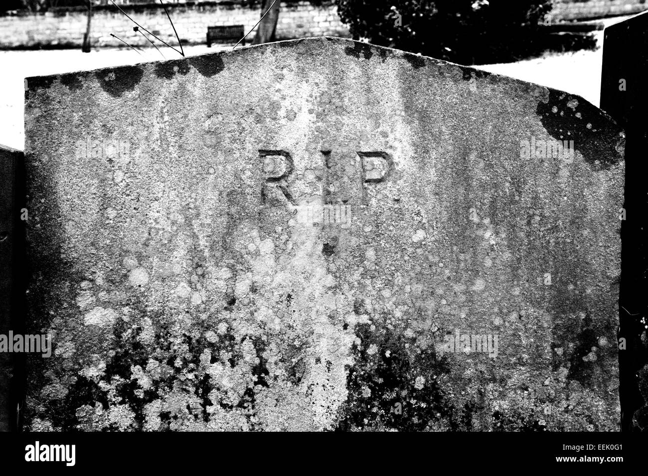Gravestone rip hi-res stock photography and images - Alamy