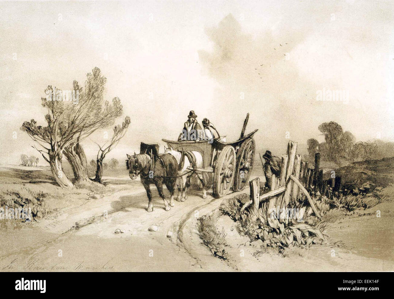 James Duffield Harding was a renowned British landscape artist, known ...