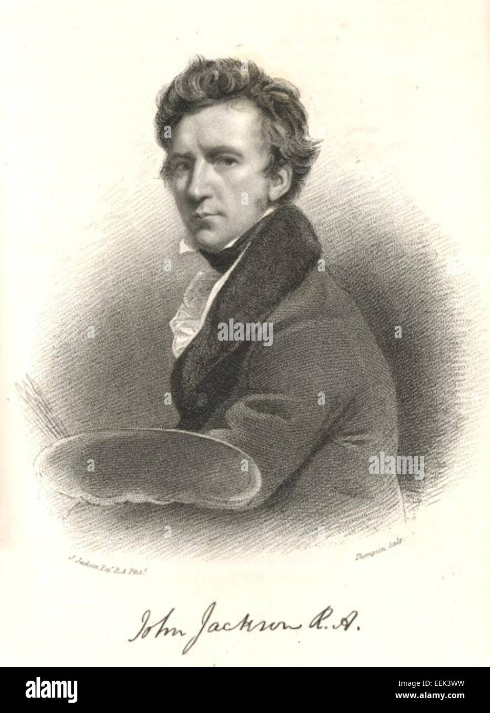 John Jackson was a renowned 19th-century English portrait painter, best ...