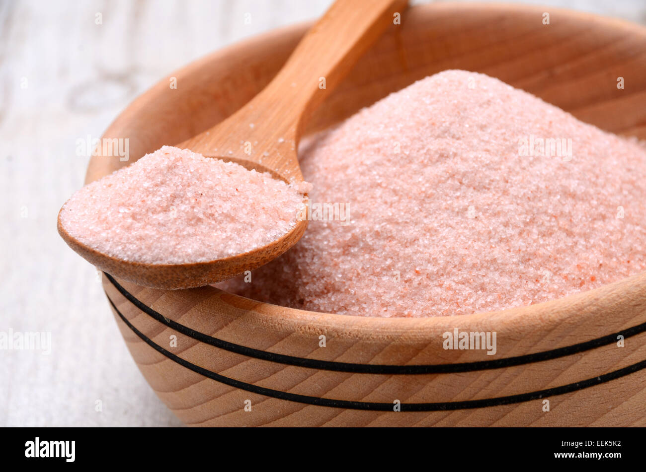 Himalayan pink crystal salt high resolution image Stock Photo - Alamy