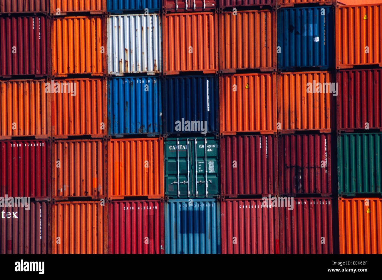 Netherland, Rotterdam, Harbour, Container Stock Photo - Alamy