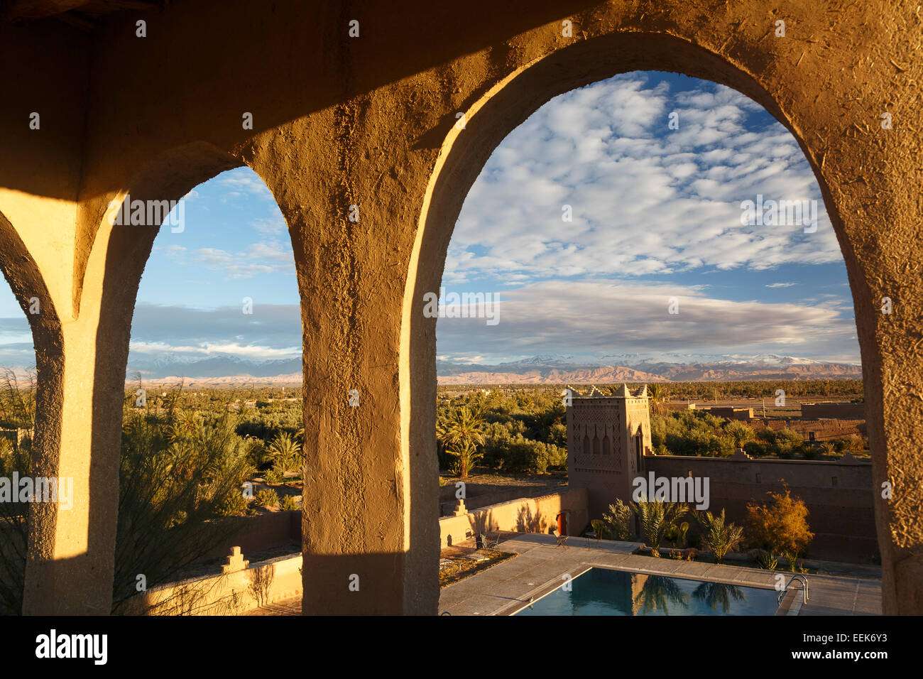 Detail. Kasbah Ait Ben Moro. Skoura Stock Photo - Alamy