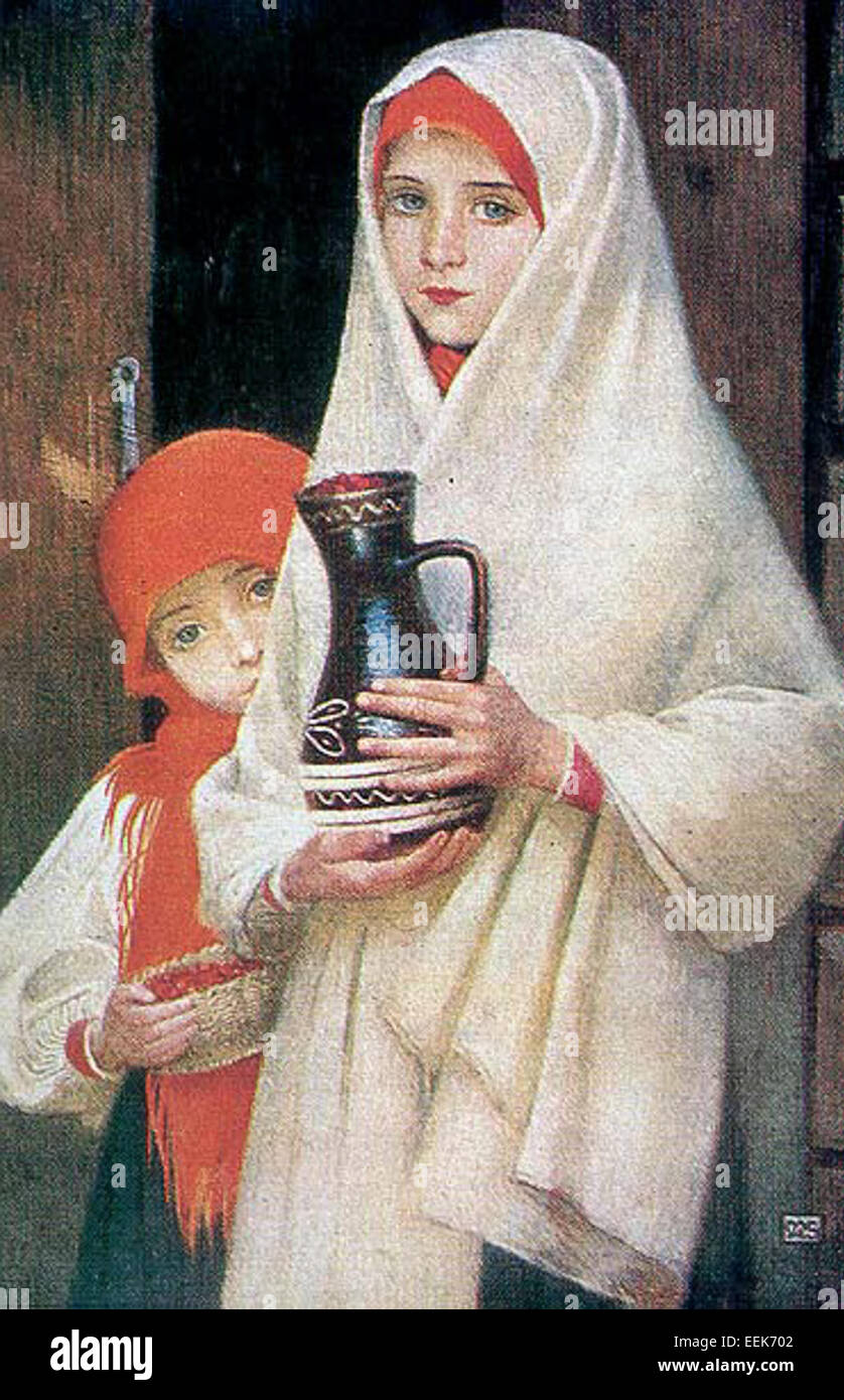 Marianne Stokes was an Austrian-born British artist, known for her ...