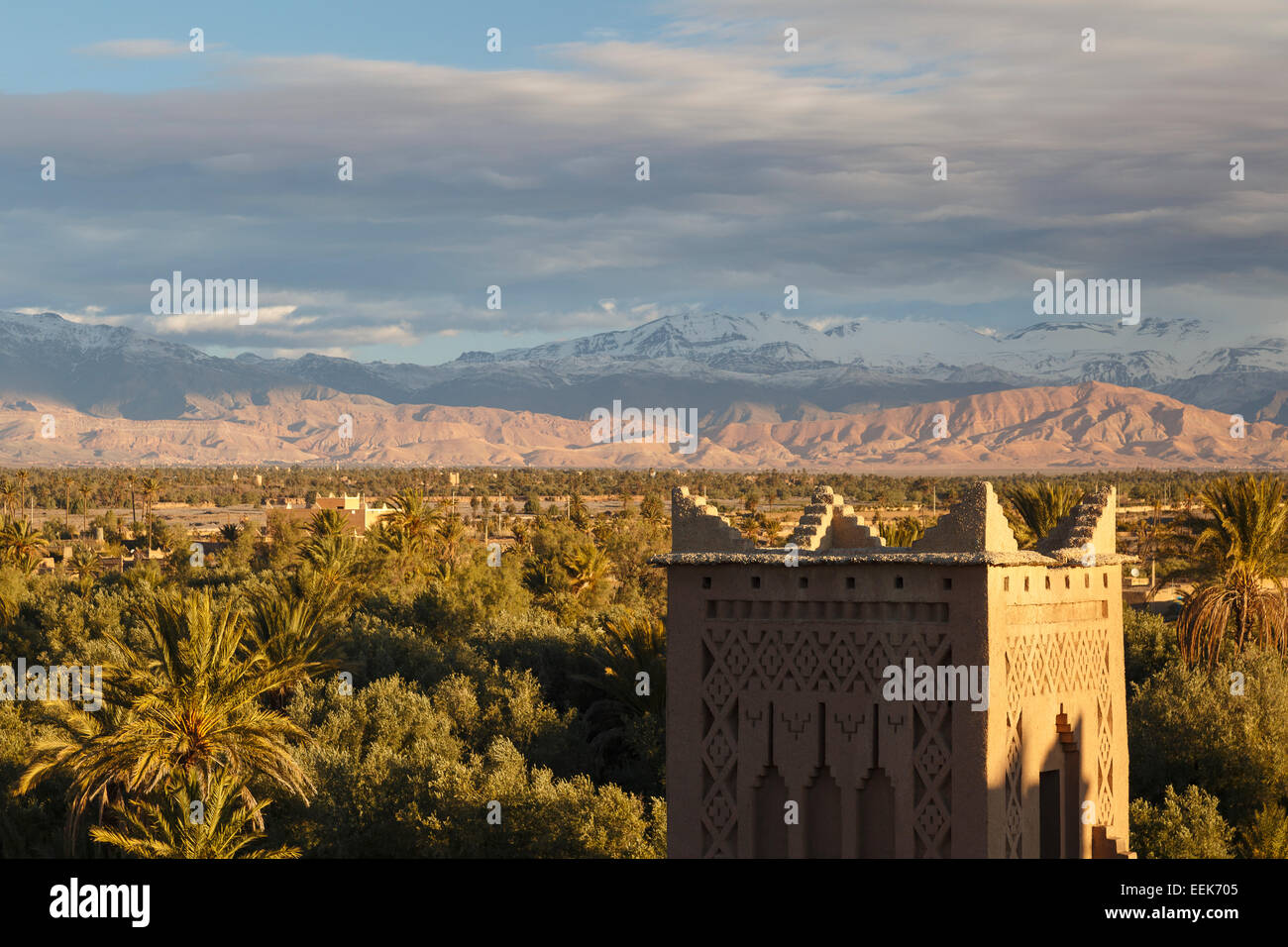Detail. Kasbah Ait Ben Moro. Skoura Stock Photo - Alamy