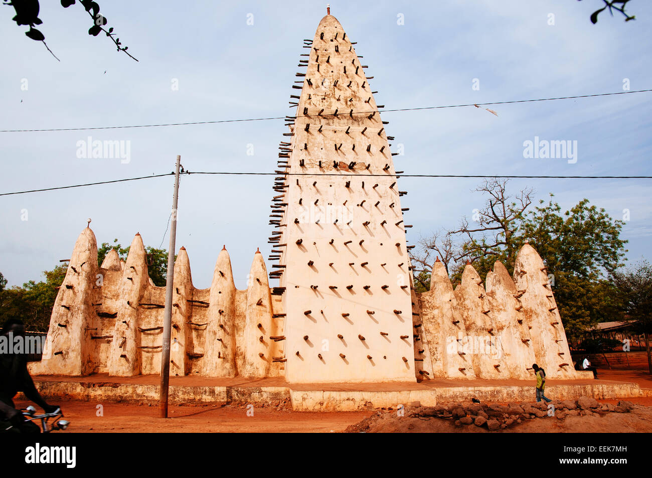 The Great Mosque in Sudanese style, Bobo Dioulasso, Burkina Faso Stock ...