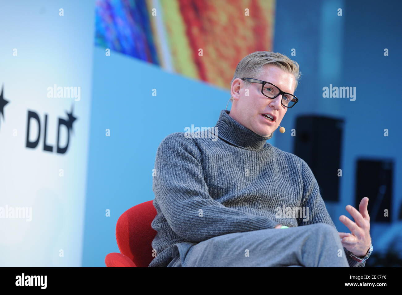 MUNICH/GERMANY - JANUARY 19: Michael Mendenhall (Flextronics) speaks on ...