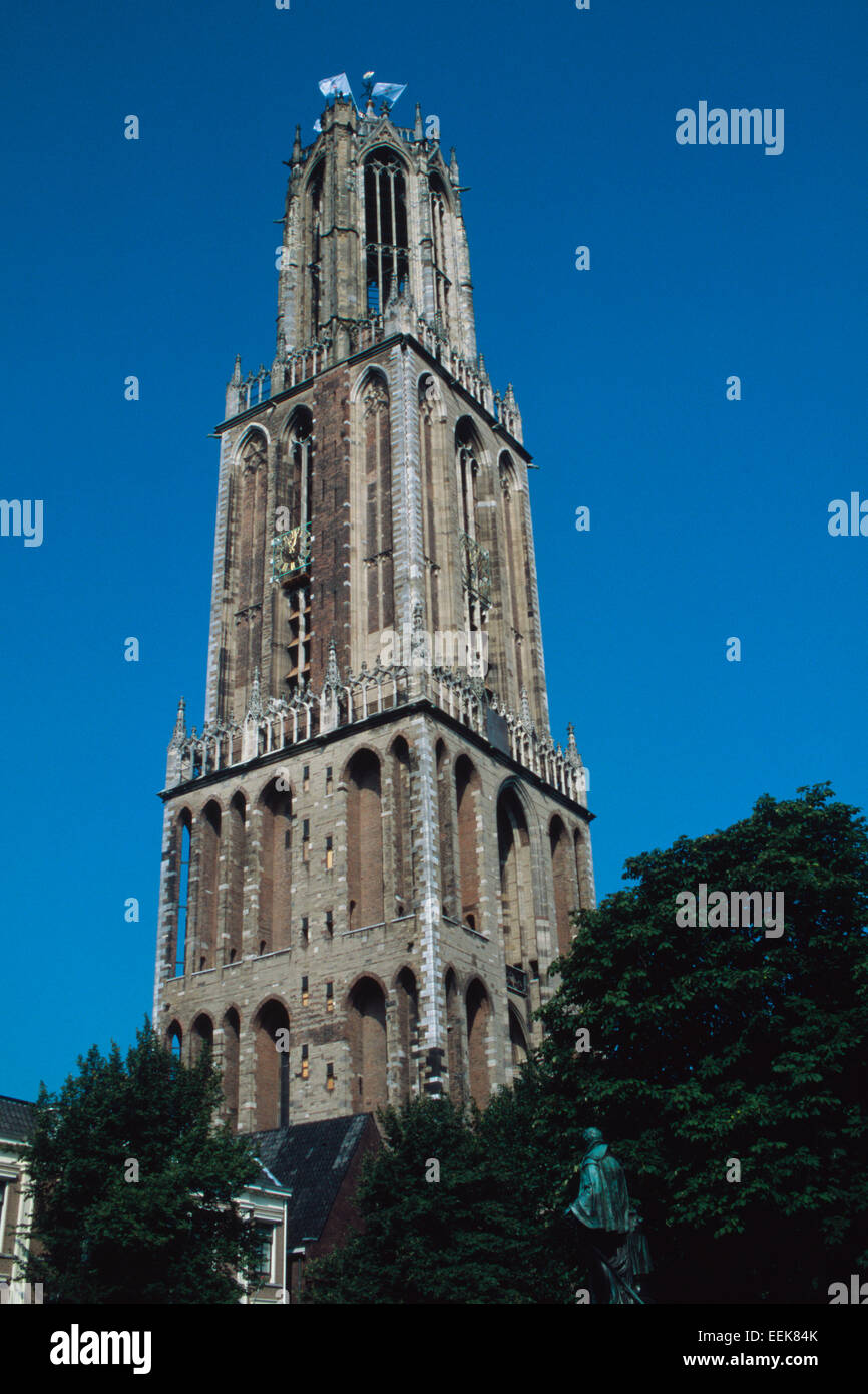 Netherlands, Utrecht, the Domtoren, Cathedral Bell Tower Stock Photo ...