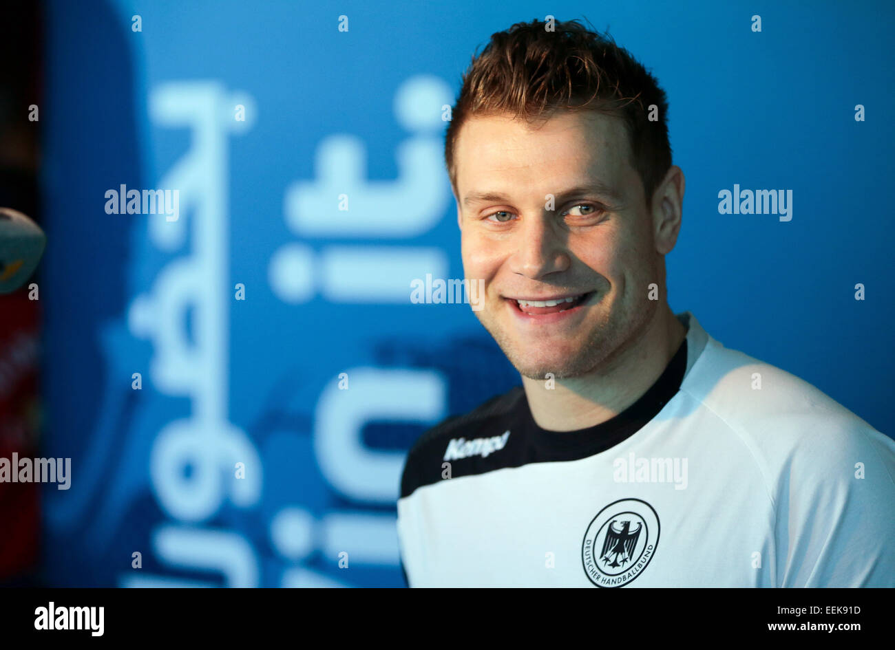 Germany's Michael Kraus pictured during the press conference of team ...