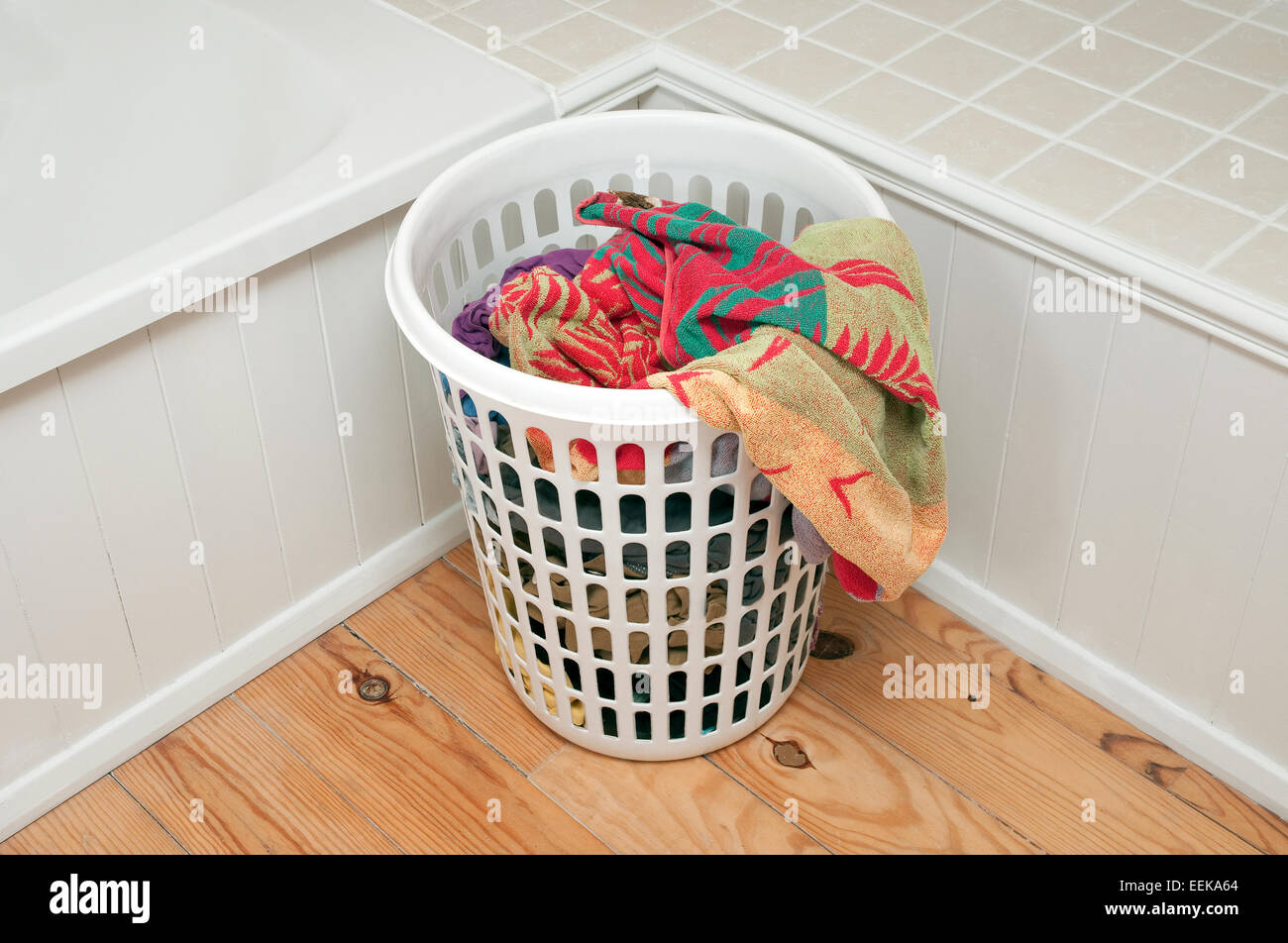 Plastic laundry basket hi-res stock photography and images - Alamy
