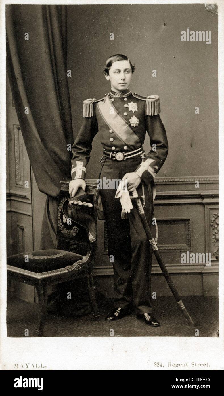 Prince Alfred, Duke of Edinburgh, 1863, by John Jabez Mayall Stock ...