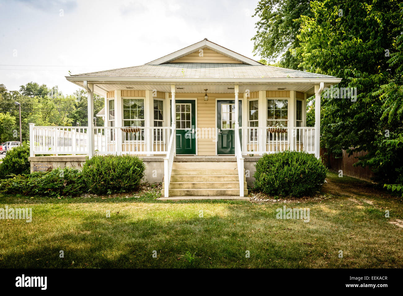 Public Library, Capon Bridge, West Virginia Stock Photo - Alamy