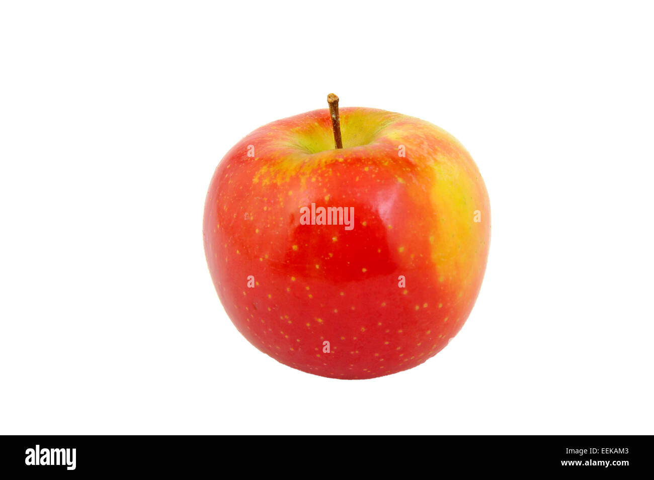 Front view of Red Arianne apple isolated on white Stock Photo - Alamy