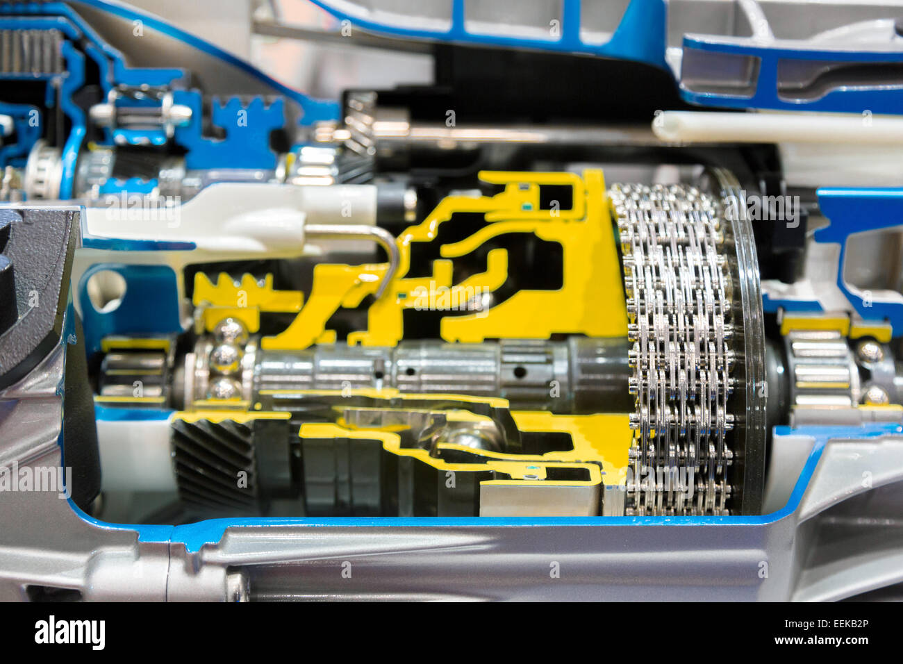 Opened switch gear of a car Stock Photo - Alamy