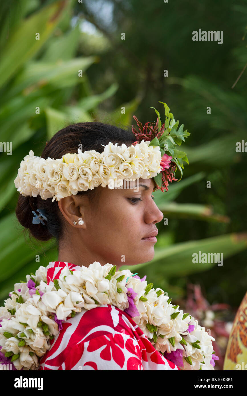 Polynesian woman hi-res stock photography and images - Alamy