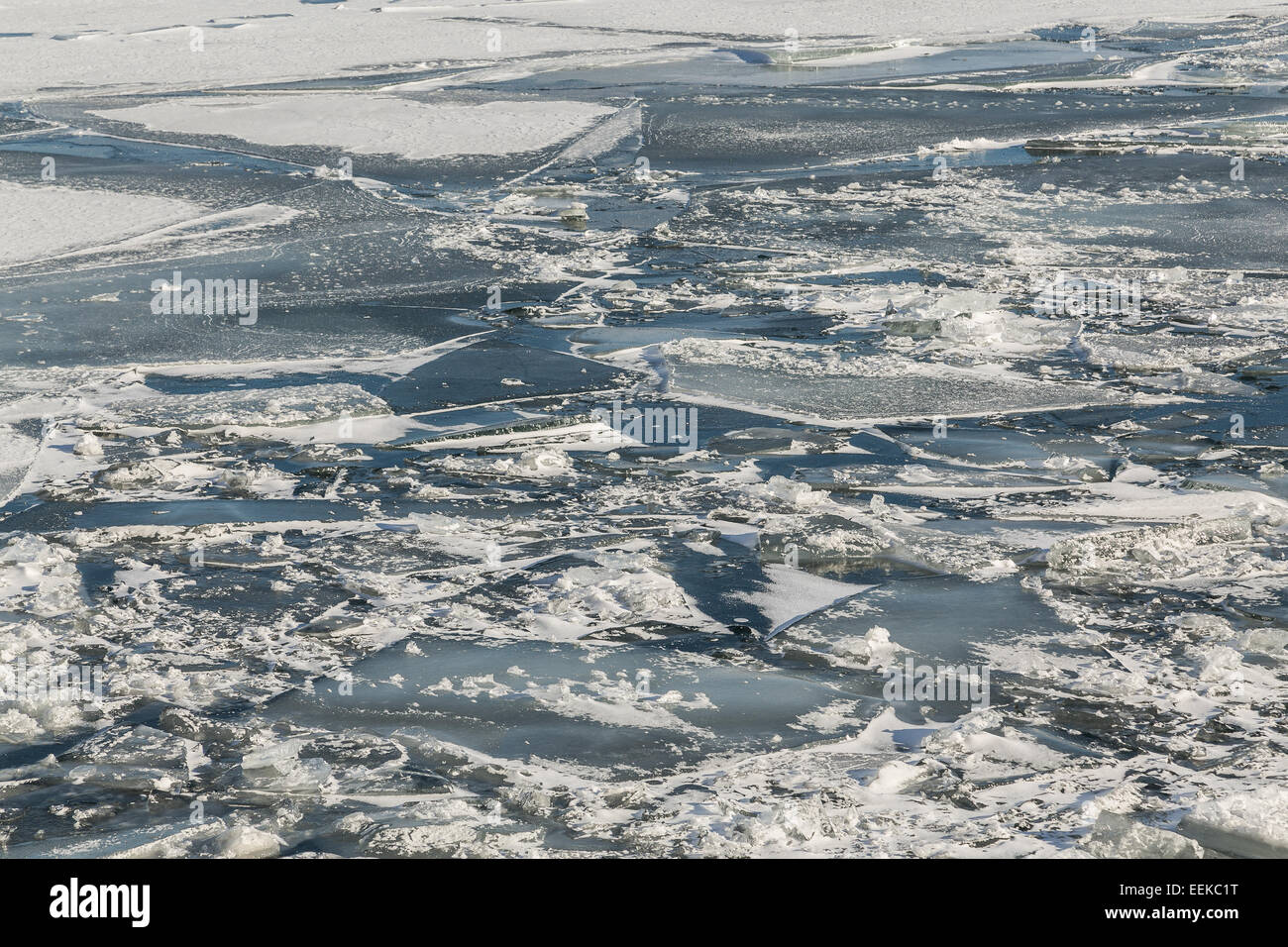 Frozen lake melting slabs ice hi-res stock photography and images - Alamy