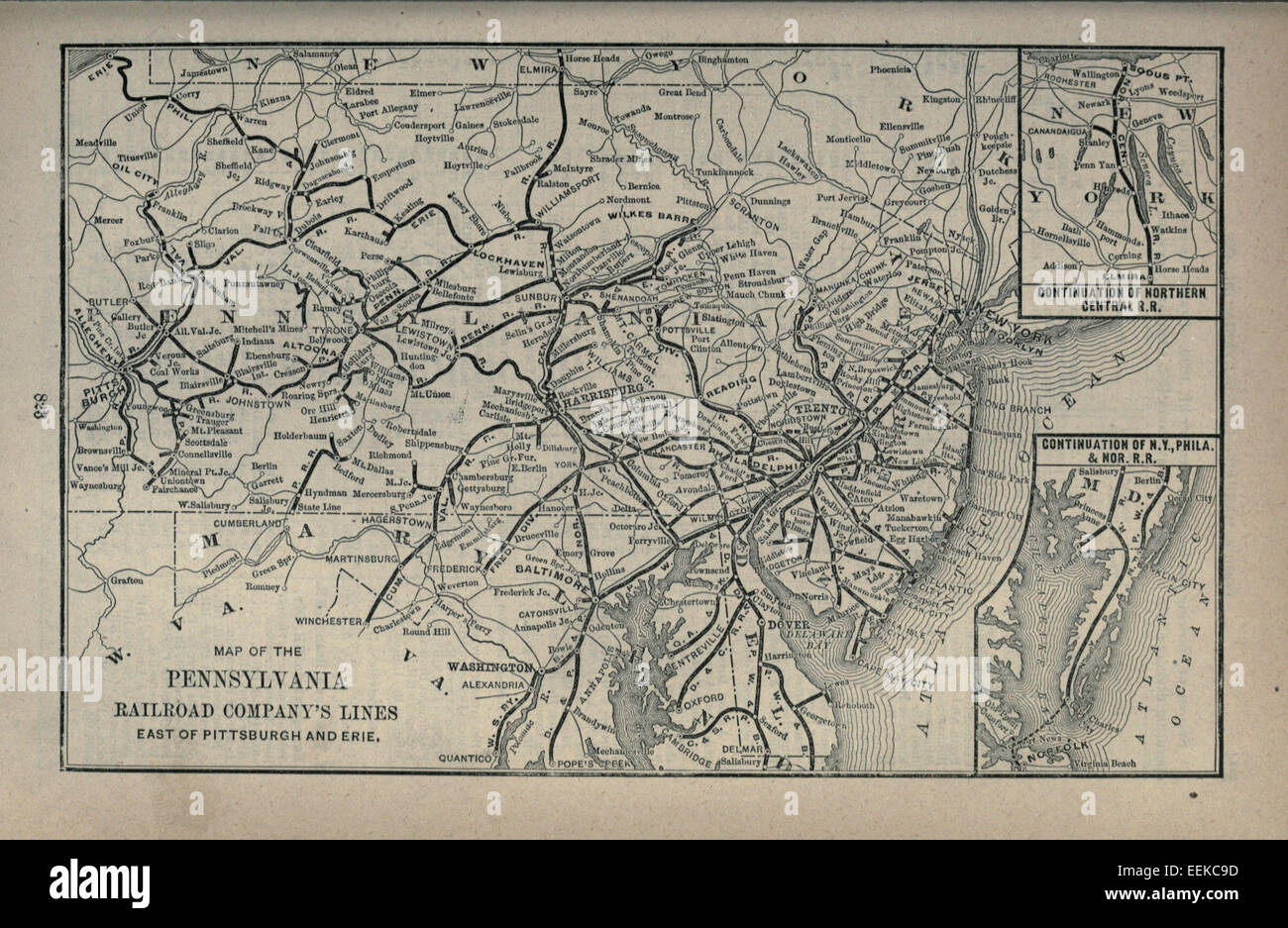 The 1891 Poor's directory on the Pennsylvania Railroad Lines East offers detailed financial data ...