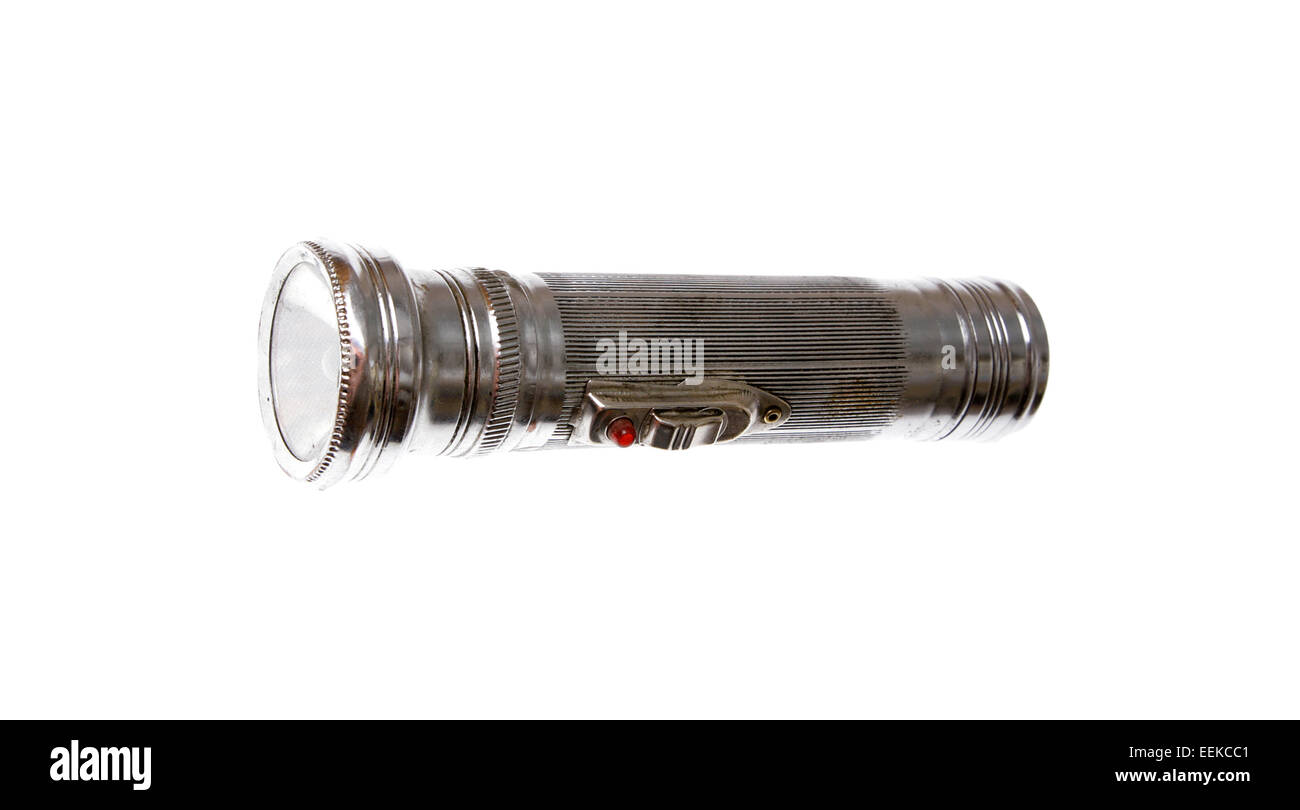 flashlight vintage isolated lamp Stock Photo - Alamy