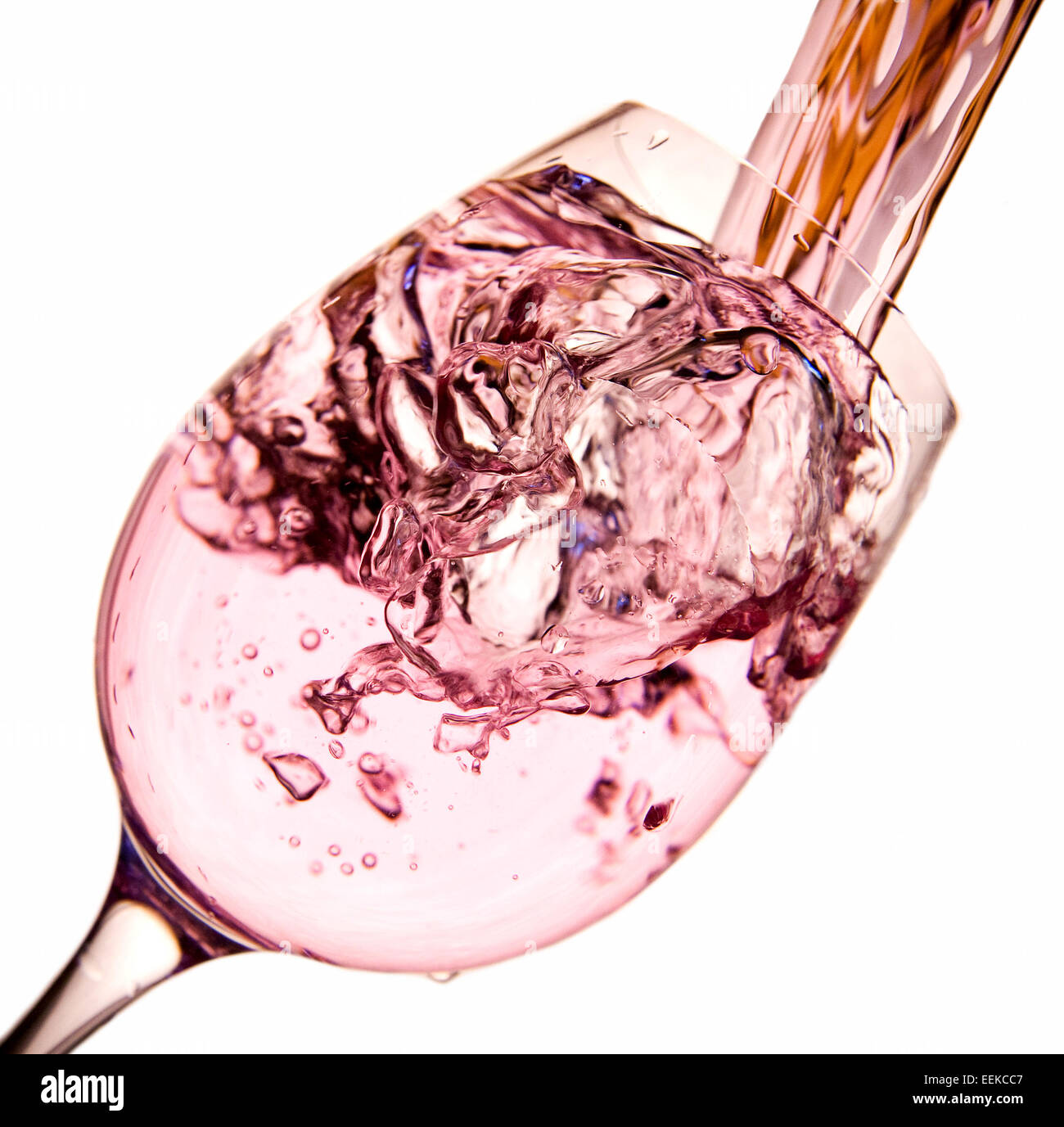 pouring liquid wine in glass Stock Photo - Alamy