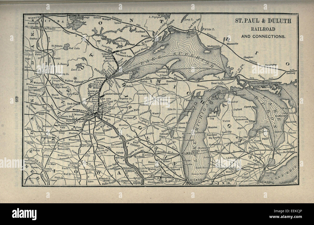 Map of duluth hi-res stock photography and images - Alamy