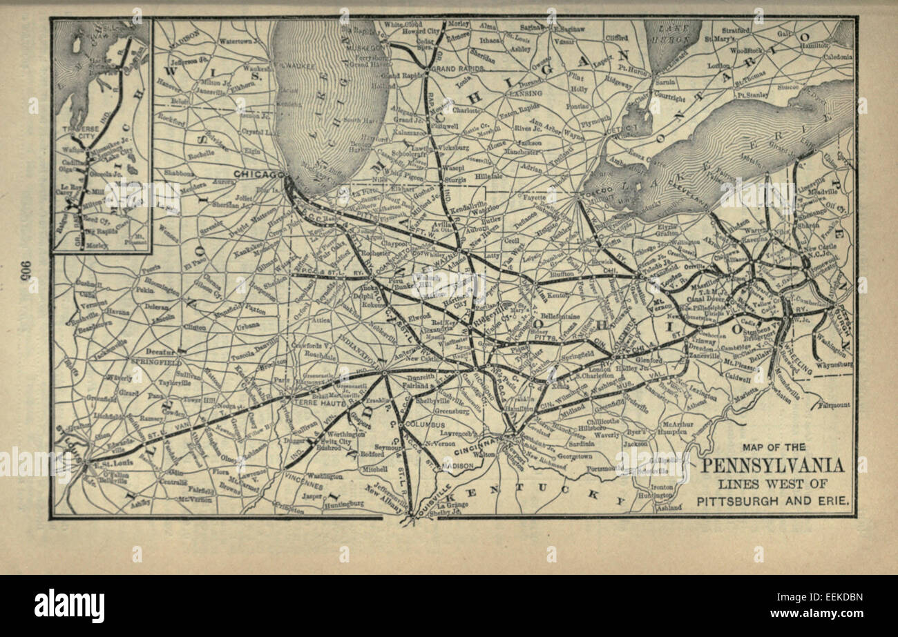The 1893 Poor's report on the Pennsylvania Railroad Lines West provides ...