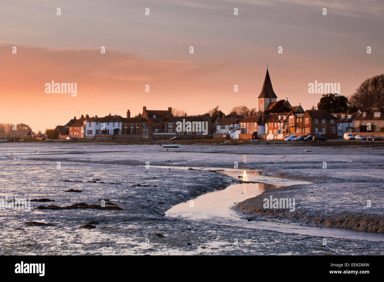 A view of Bosham Village Stock Photo - Alamy