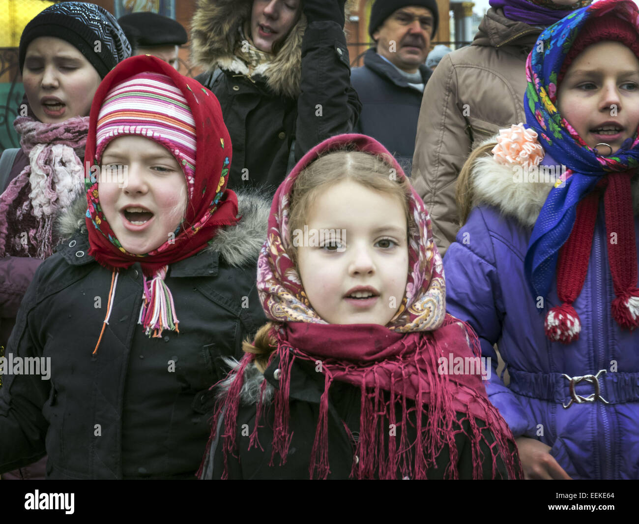 Ukrainian children winter hi-res stock photography and images - Alamy